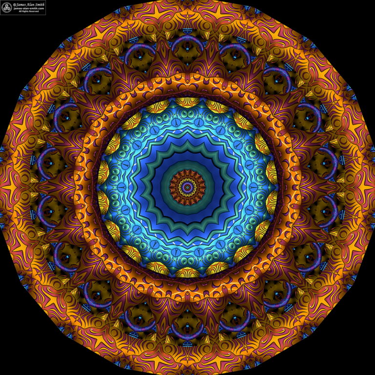 Rising Phoenix Mandala by James Alan Smith – James Alan Smith