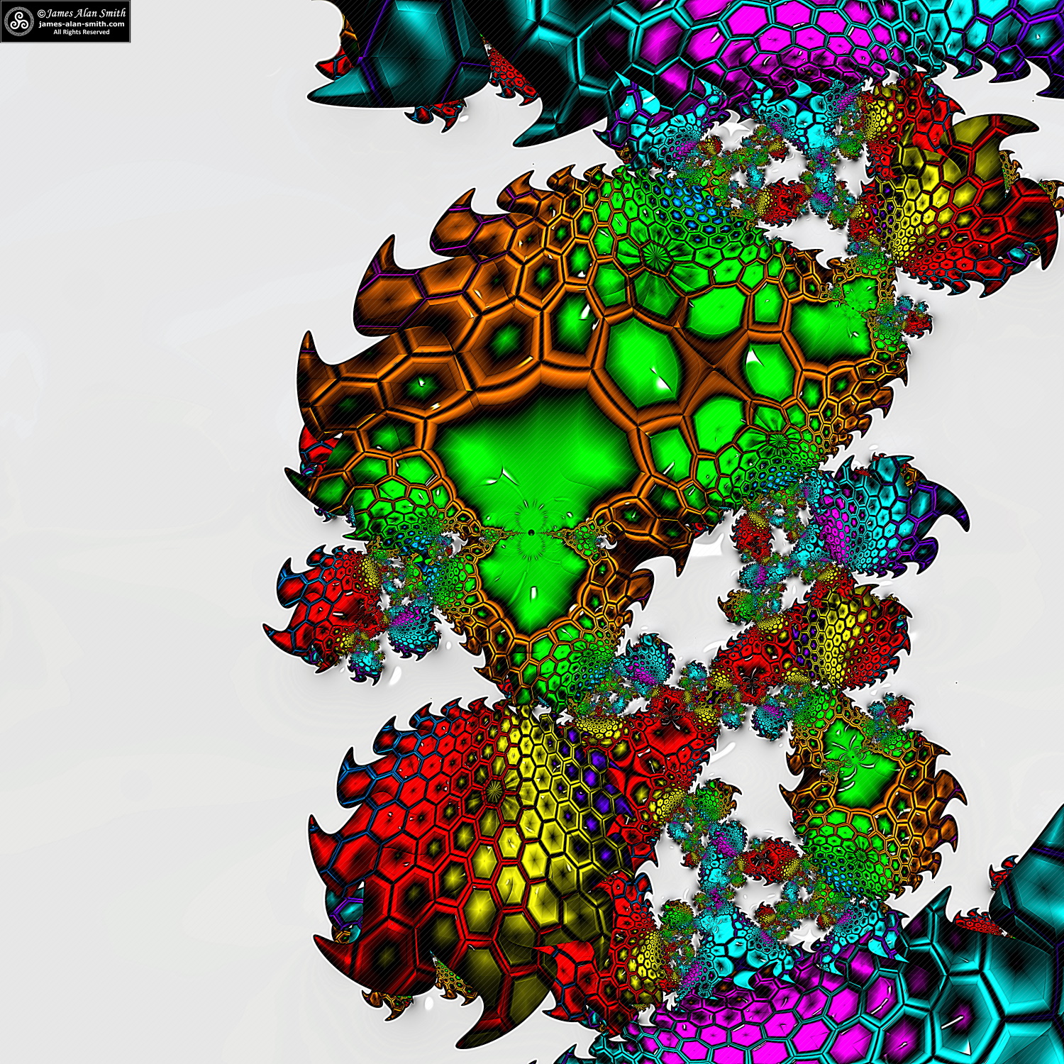 Hex Blobs in Null Space by James Alan Smith – James Alan Smith